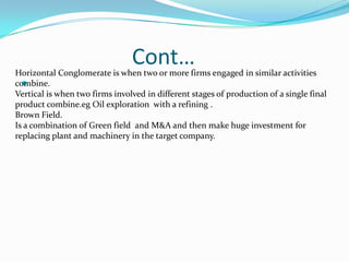 Foreign direct investment | PPTX