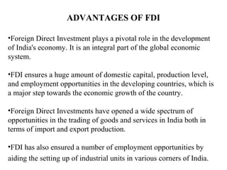 Foreign direct investment | PPT
