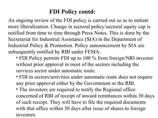 Foreign direct investment | PPT