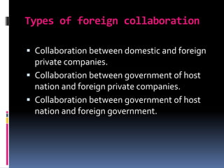 Foreign direct investment | PPTX