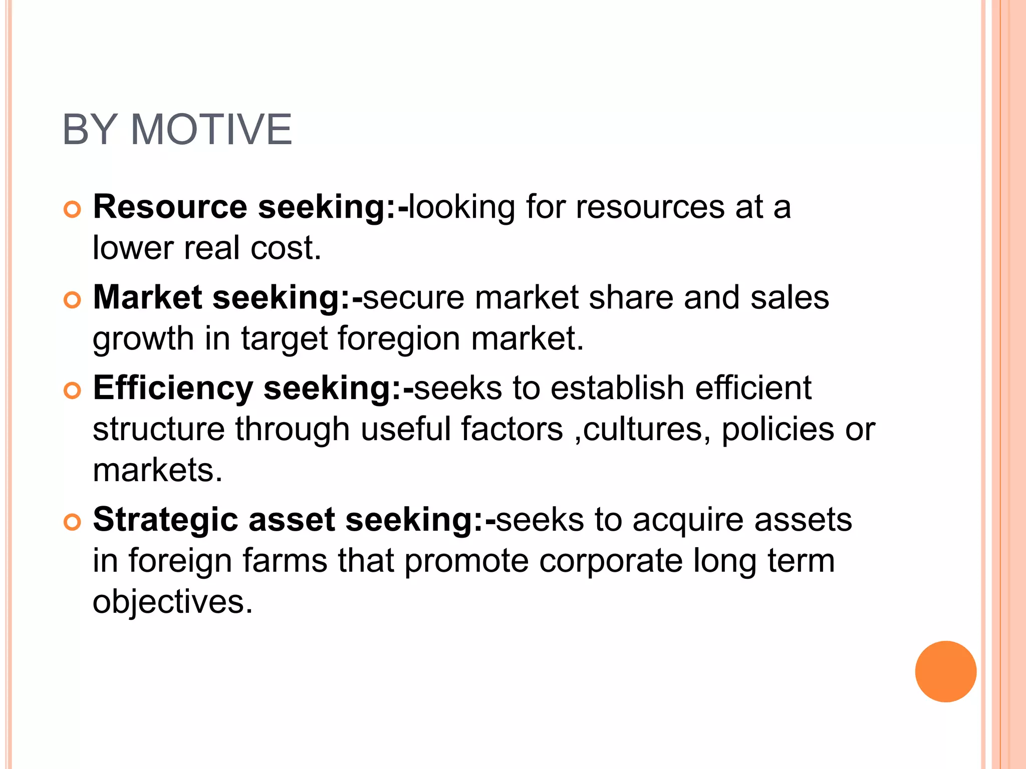 Foreign direct investment | PPTX