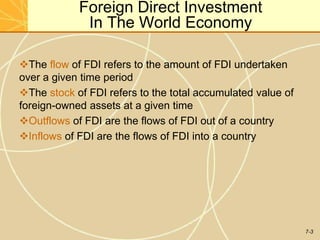 Foreign direct investment | PPT