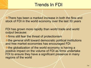 Foreign direct investment | PPT