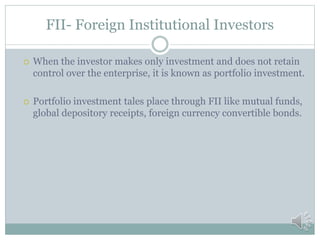 Foreign direct investment | PPTX