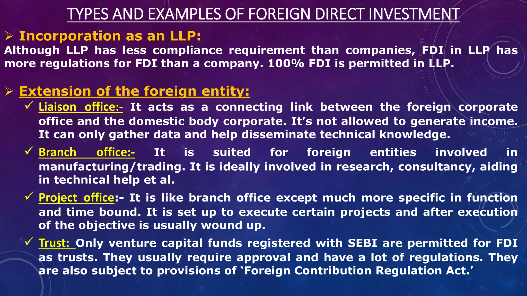 Foreign Direct Investment (FDI) | PPT