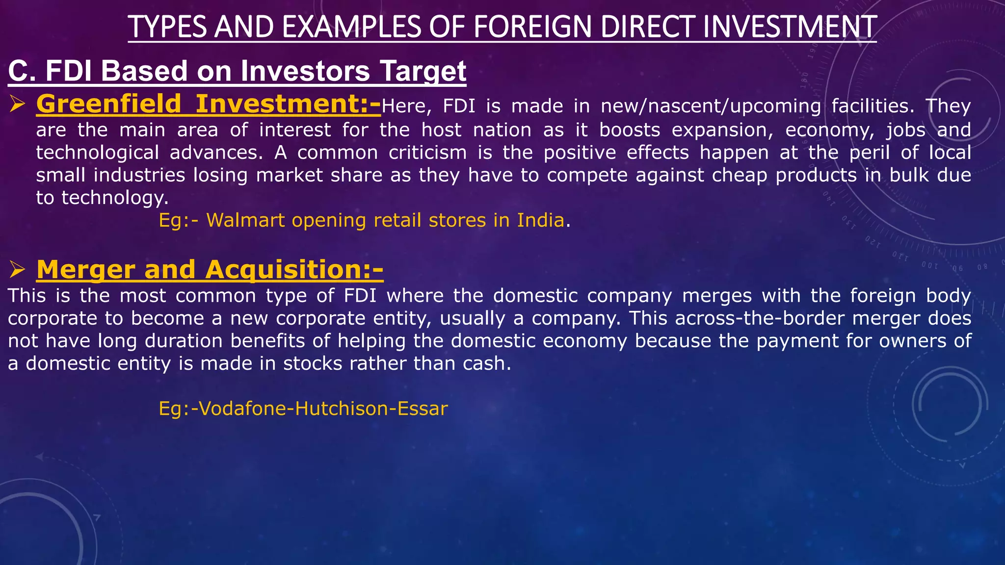 Foreign Direct Investment (FDI) | PPT