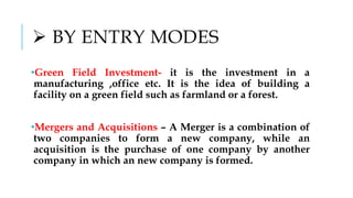 Foreign direct investment | PDF