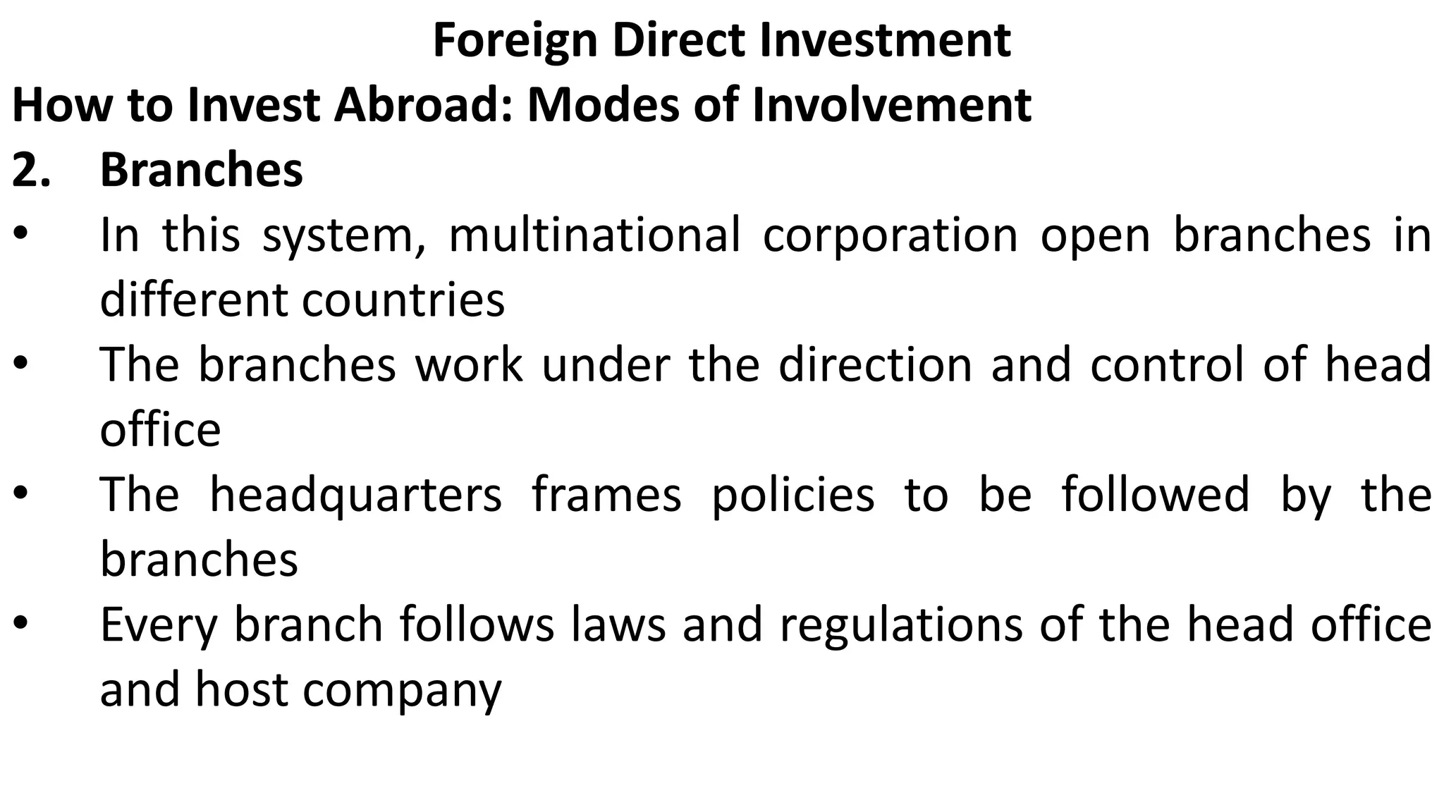Foreign Direct Investment.ppt