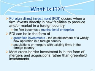 ForeignDirectInvestment.ppt