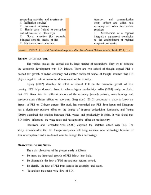 FDI and India | DOCX | Business Accounting & Finance | Business