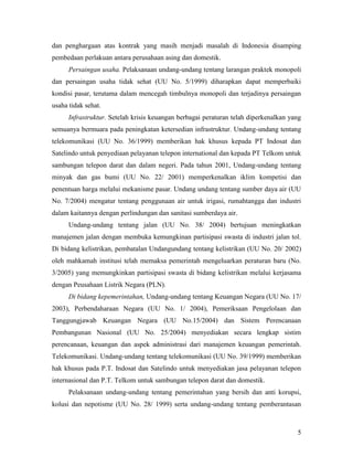 Foreign Direct Investment (FDI) dan Iklim investasi di Indonesia | DOC