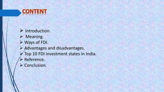 FOREIGN DIRECT INVESTMENT.pptx