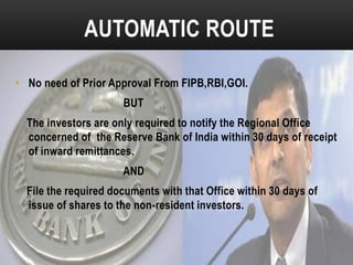 Foreign direct investment(fdi) | PPTX | Business Accounting & Finance ...