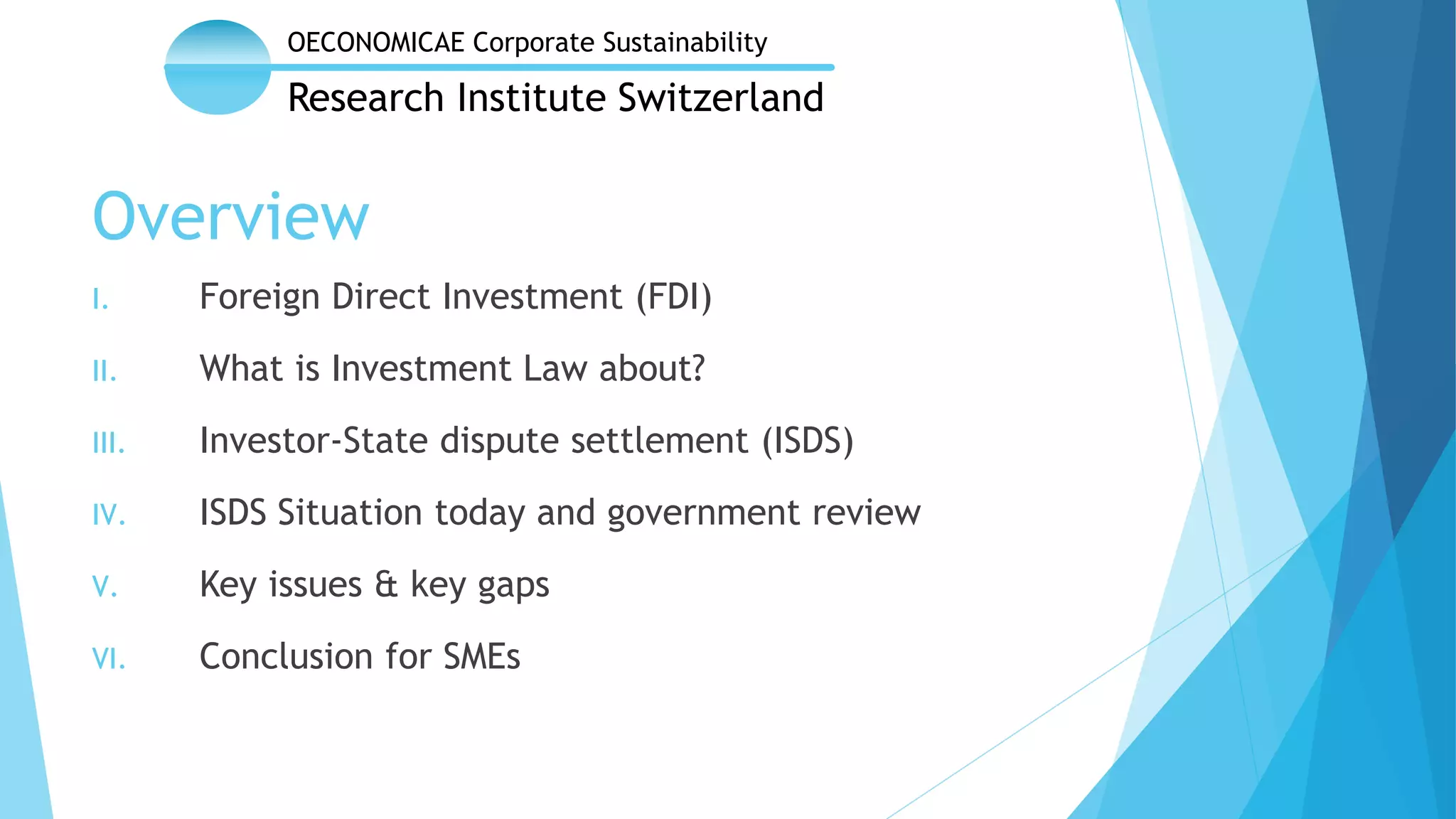 Foreign Direct Investment (FDI) for SMEs (small and medium-sized ...