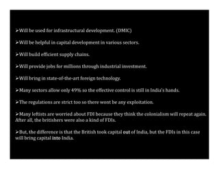Foreign direct investment(fdi) | PDF