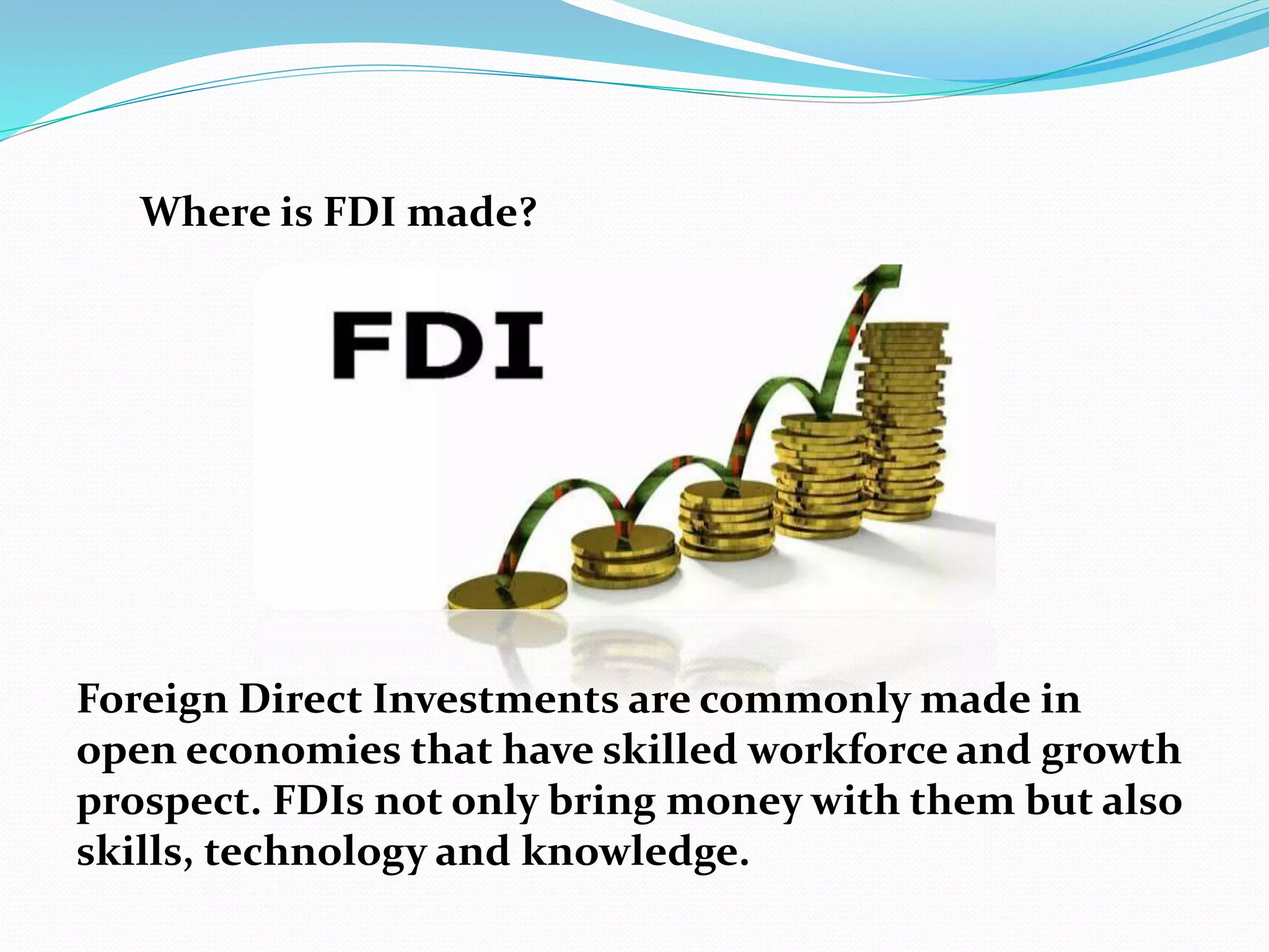 Foreign Direct Investment (fdi) | PPTX