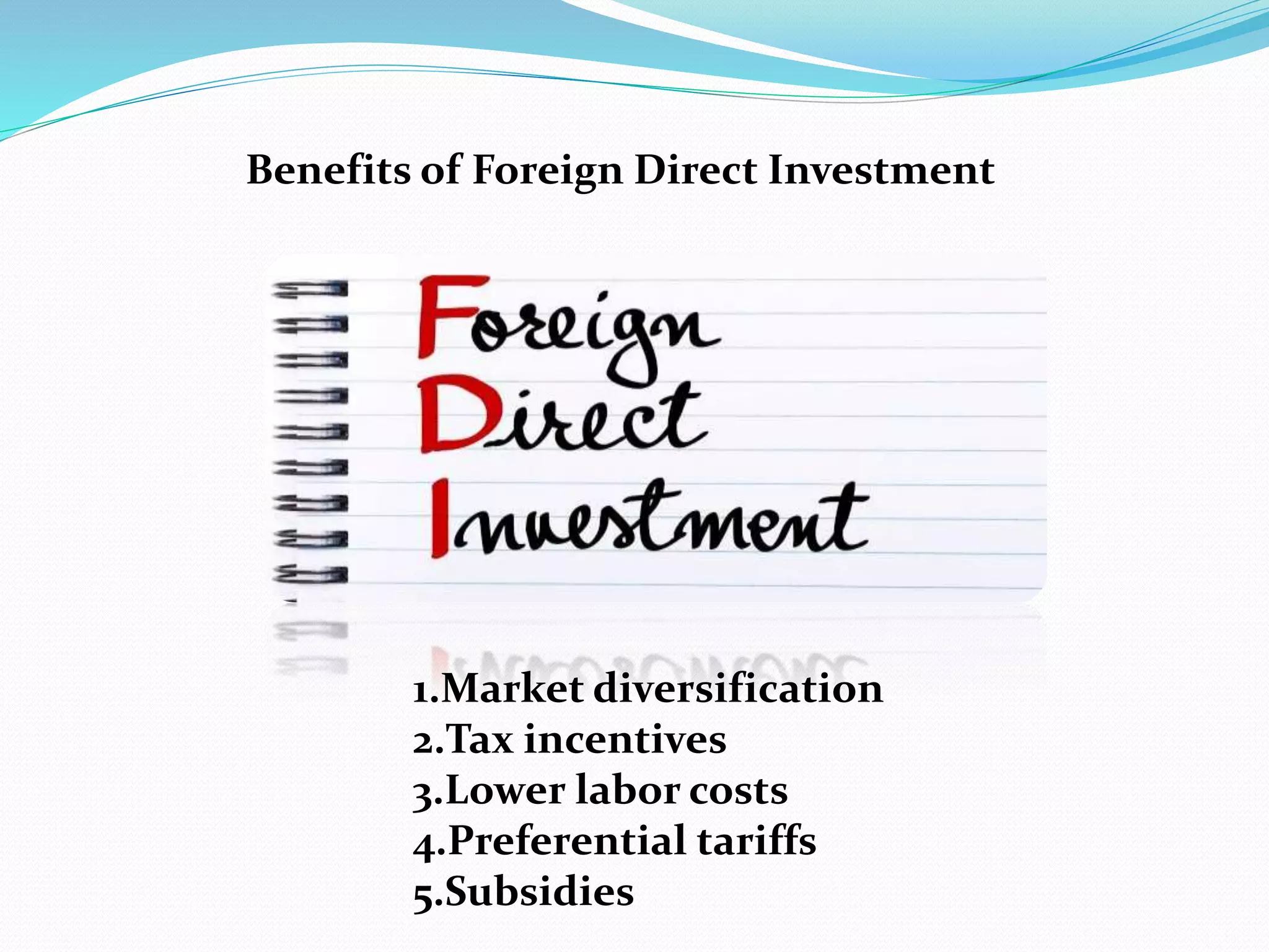 Foreign Direct Investment (fdi) | PPTX