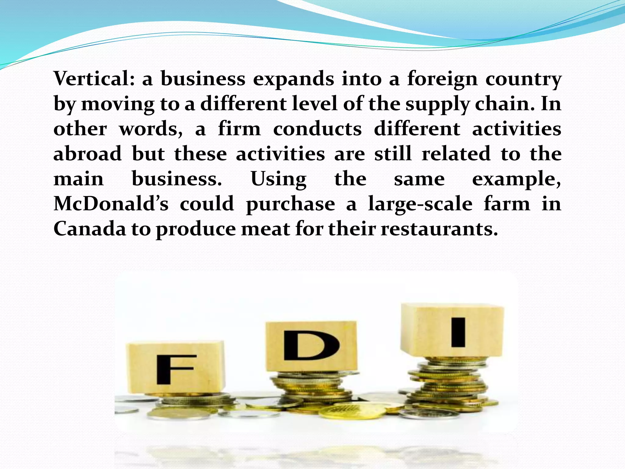 Foreign Direct Investment (fdi) | PPTX
