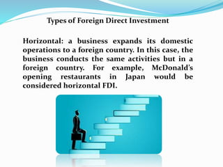Foreign Direct Investment (fdi) | PPTX