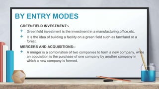 Foreign direct investment..FDI..ppt