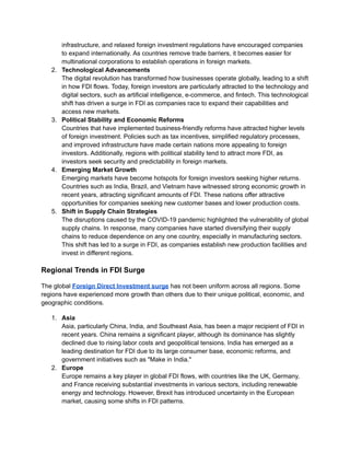 Foreign Direct Investment Surge: Comprehensive Guide | PDF