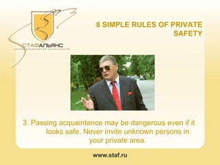 Foreigners Safety in Russia | PPT