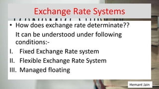 Foreign Exchange Rate | PPTX