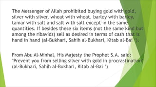 Foreign Exchange (Forex) in Islam - Bai as-Sarf | PDF