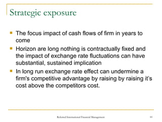 Foreign Currency Exposure And Risk | PPT