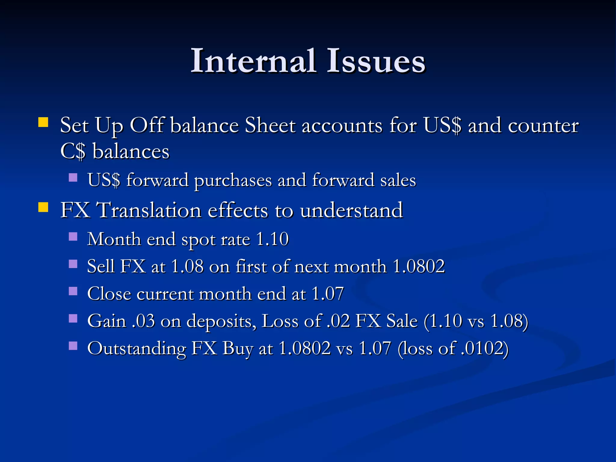 Foreign Exchange (Fx) Derivatives | PPT