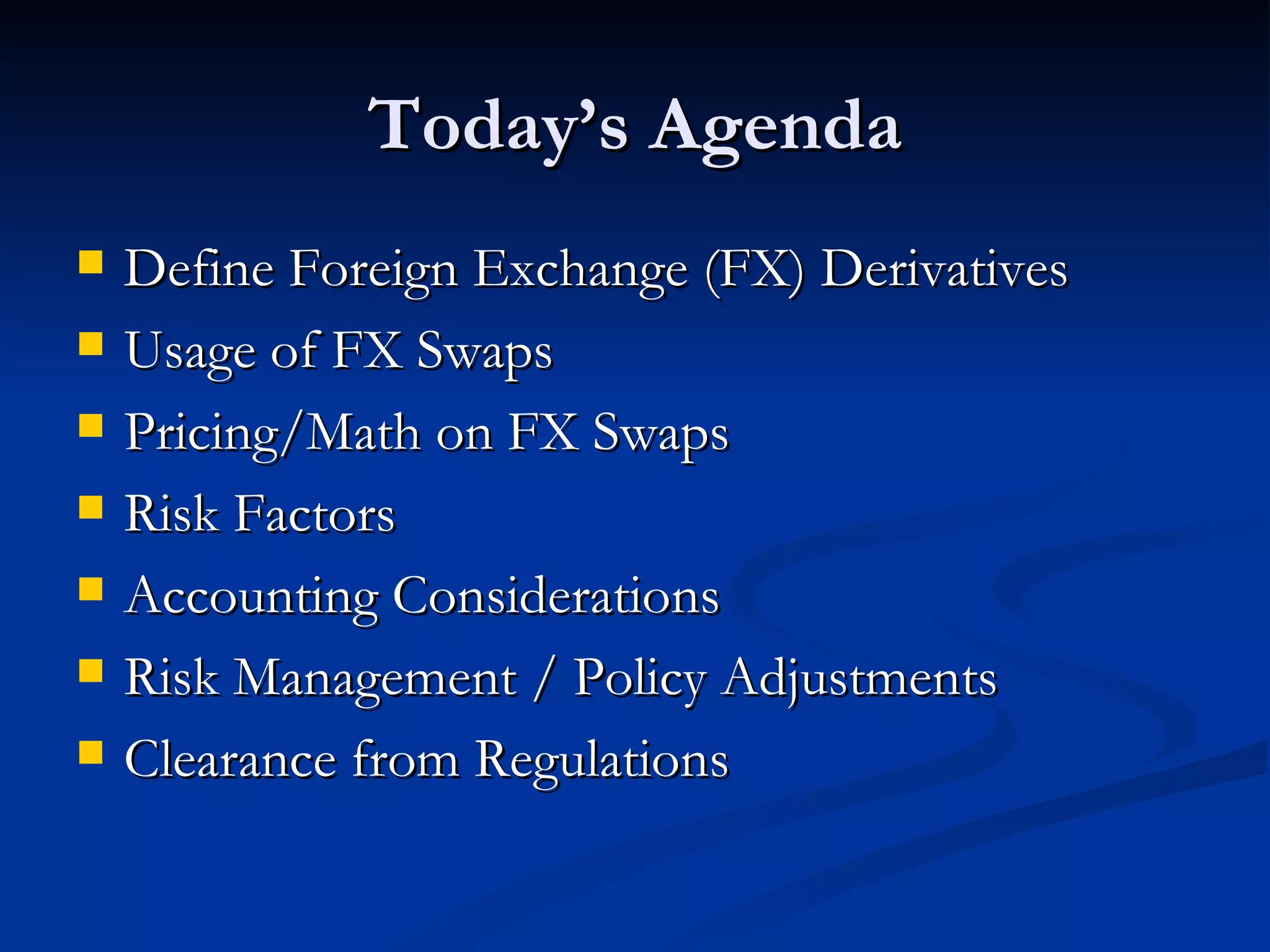 Foreign Exchange (Fx) Derivatives | PPT