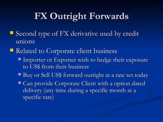 Foreign Exchange (Fx) Derivatives | PPT