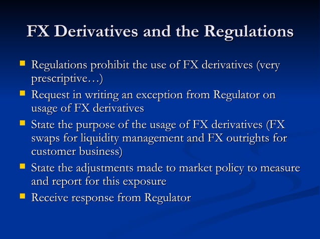 Foreign Exchange (Fx) Derivatives | PPT