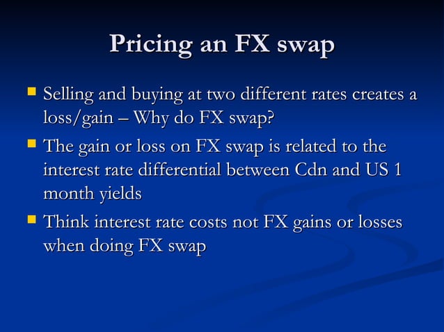 Foreign Exchange (Fx) Derivatives | PPT