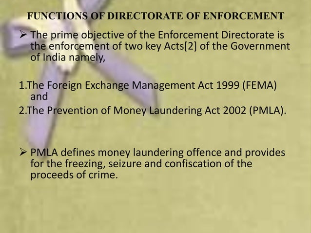 Foreign exchange management act | PPTX | Crime & Harmful Acts to ...