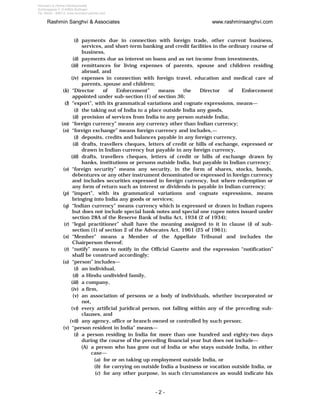 Foreign exchange management_act-1999 | PDF | Credit Cards | Personal Debt