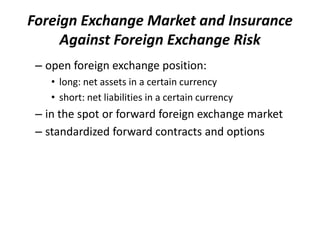 Foreign exchange market | PPTX