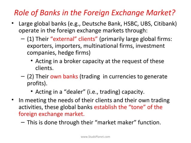 Foreign exchange market | PPT