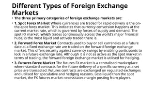 what is the Foreign Exchange Market pptx | PPTX