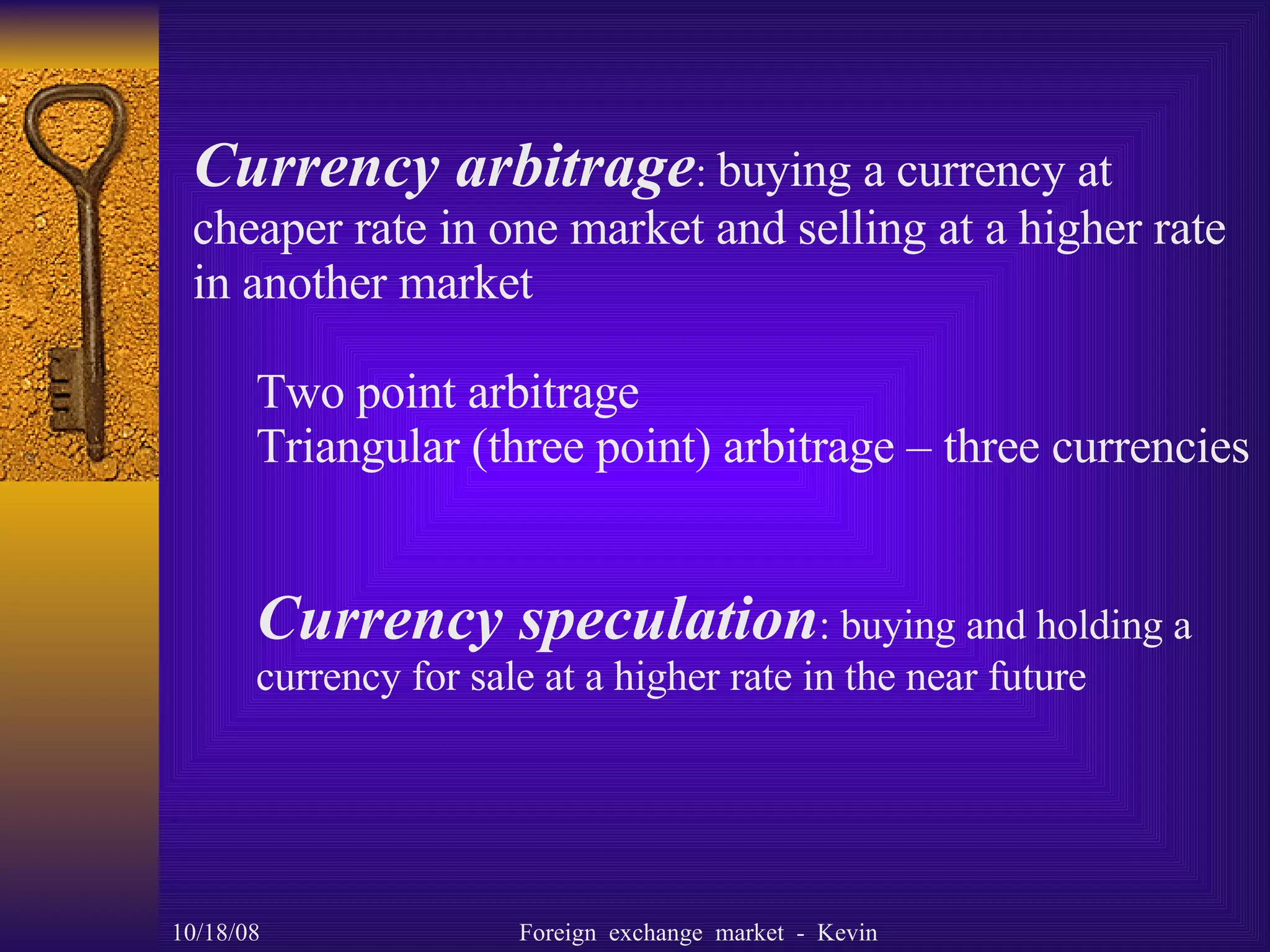 Foreign Exchange Market1111 | PPT