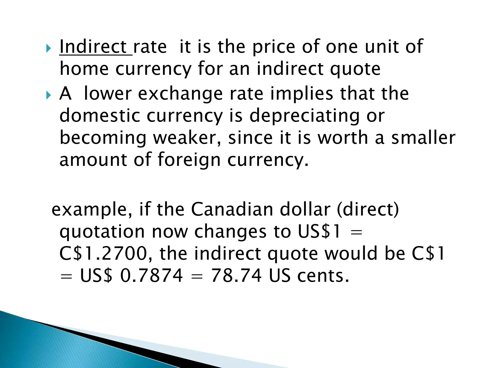 Foreign exchange market (forex market) | PPTX