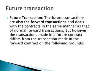 Foreign exchange market (forex market) | PPTX