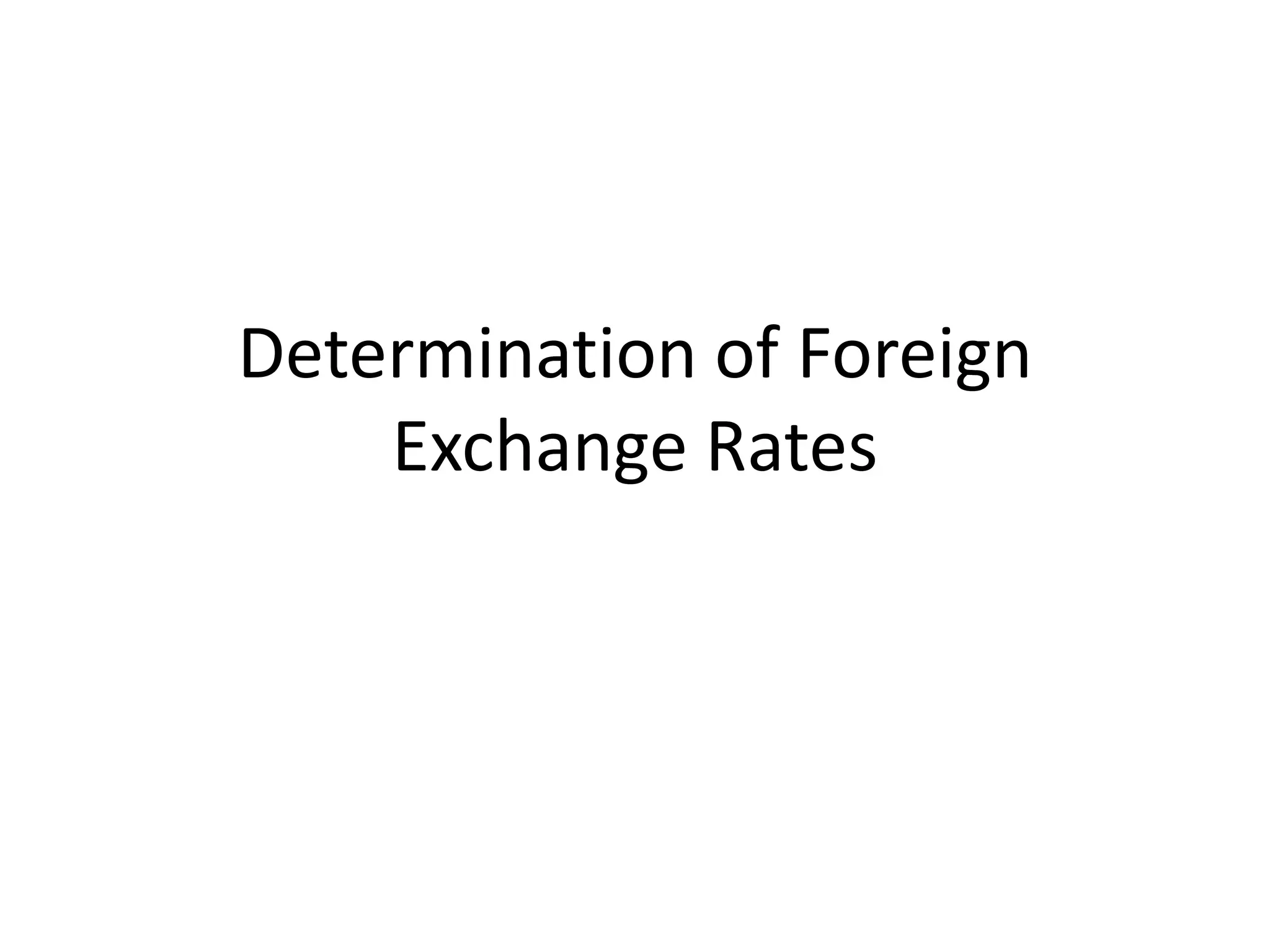 Foreign exchange markets | PPTX