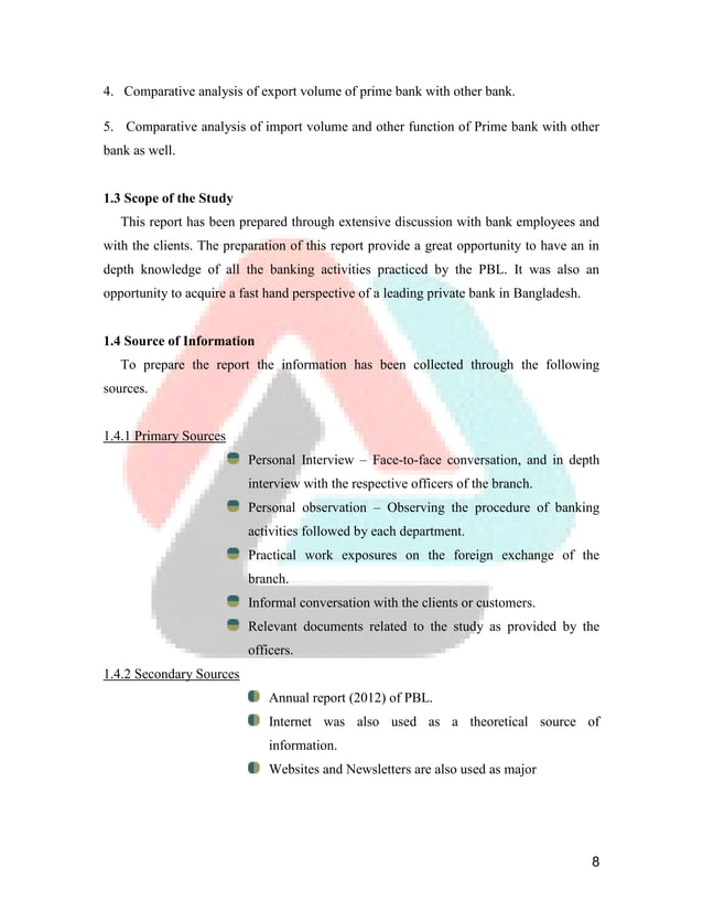 Foreign exchange operation (export procedure) of prime bank | PDF ...