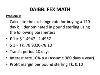 Foreign Exchange Operation in Bangladesh Krishi Bank.ppt