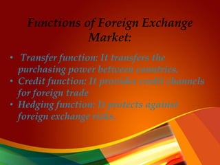 Foreign exchange rate | PPTX