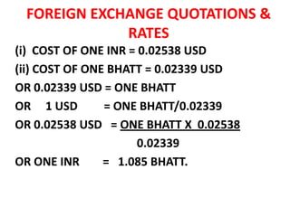 Foreign exchange rates & quotes | PPTX
