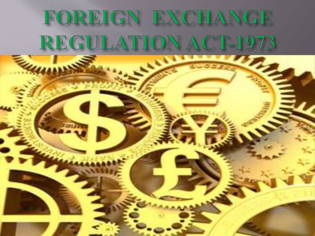 Foreign Exchange Regulation Act 1973