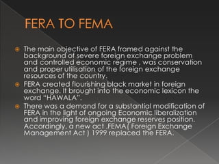 Foreign exchange regulatory act | PPT