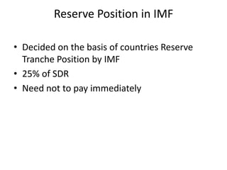 Foreign exchange reserve | PPTX